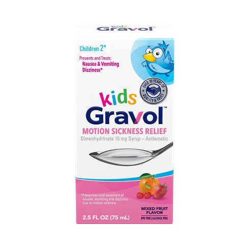 Gravol Kids' Dmh Liquid - 75ml : Target