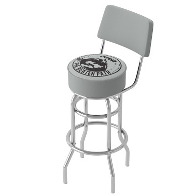 Set Of 2 Zermatt Counter Height Barstools Seat White/black - Steve ...