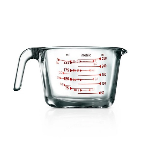 Nutrichef High Borosilicate Glass Measuring Cup With Customized Decal ...