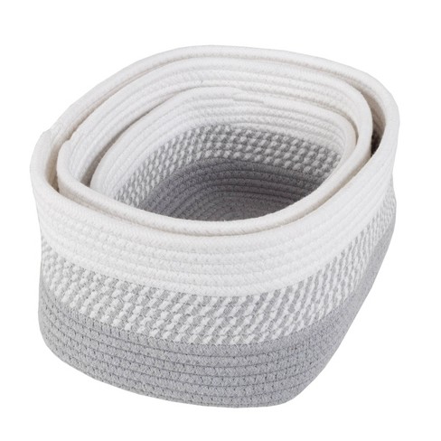 Home-complete 3pc Storage Basket Set : Target