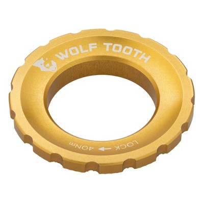Wolf Tooth Centerlock Lockring - Gold Durable Anodized Finish : Target