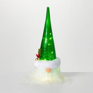 Sullivans Led Santa With Green Hat Light Multicolor 12.5"h Glass : Target
