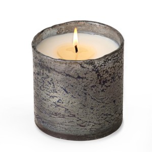 Himalayan Candles Artisan Blown Glass Smoky Grey Tumbler Candle Wild ...