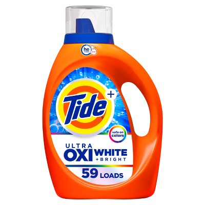 Tide Ultra Oxi Whitening He Compatible Laundry Detergent Soap : Target