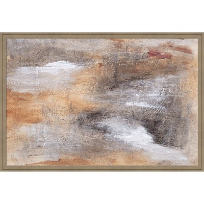 Amanti Art Earthy Whispers in Brushstrokes I by J:L Design Framed ...