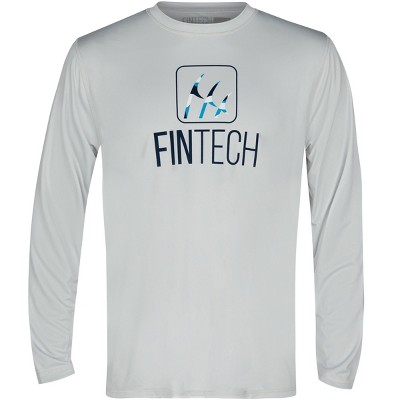 Fintech WDLND Logo Sun Defender UV Long Sleeve T-Shirt - 2XL - Glacier ...