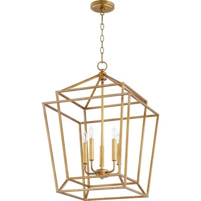 Quorum Lighting Monument 6-light Gold Leaf Entry Pendant : Target