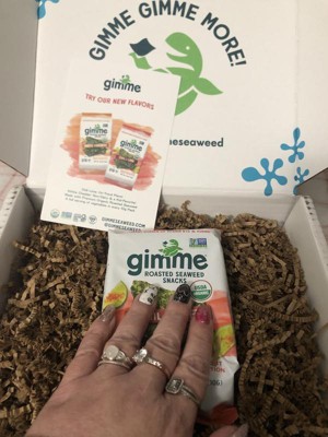 Gimme Snacks Organic Roasted Seaweed Chip Chili Lime - .35oz : Target