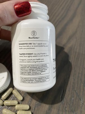 Thorne Ferrasorb - 36 Mg Iron With Essential Nutrients - Complete Blood ...