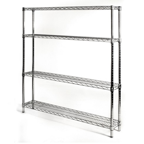 Shelving.com Chrome Wire Shelving With 4 Tier Shelves - : Target
