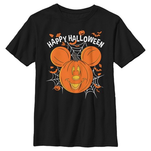 Boy's Husky Mickey & Friends Halloween Mouse-o-lantern - Black - Small ...