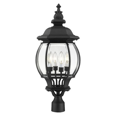 Livex Lighting Frontenac 4 - Light Post Light In Textured Black : Target