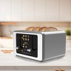 Whall Toaster 4 Slice,touchscreen Toaster With 6 Bread Types & 6 Shade ...