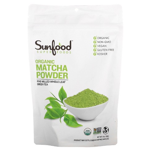 Sunfood Superfoods, Organic Matcha Powder, 4 Oz (113 G) : Target