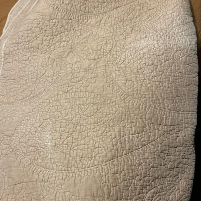 King Space Dyed Cotton Linen Quilt Light Gray - Threshold™: Oeko-tex ...