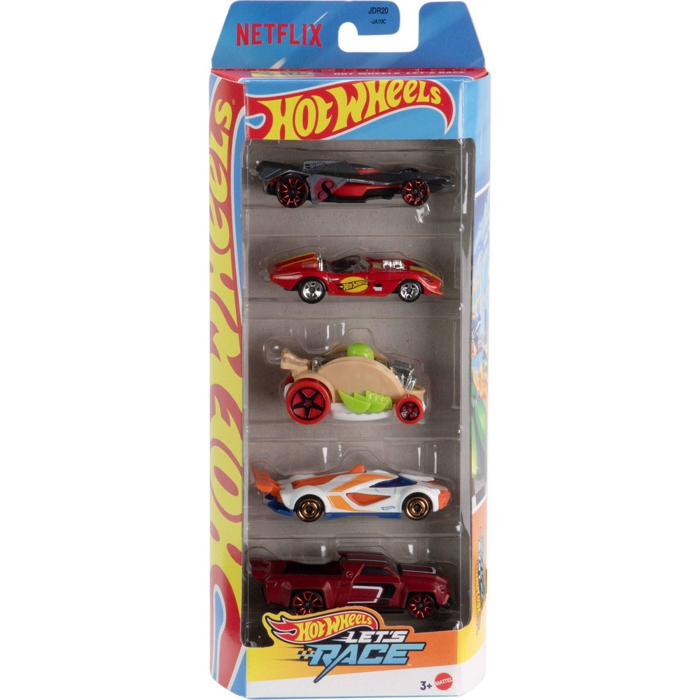 Hot Wheels Let’s Race Diecast Toy Race Cars from the Netflix Series 1: ...