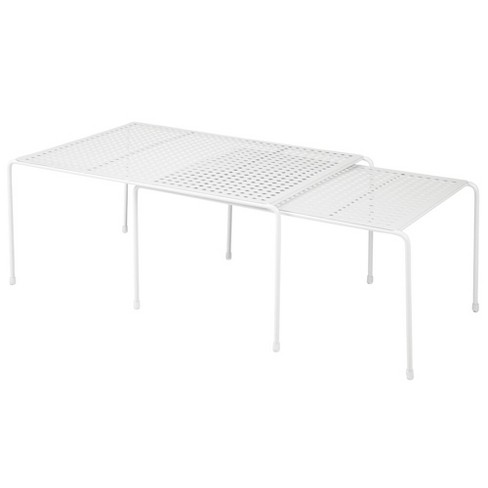 Mdesign Adjustable Metal Kitchen Shelves: Expandable : Target