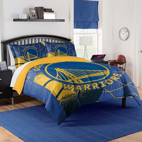 Nba Golden State Warriors Comforter & Sham Set Full/queen : Target