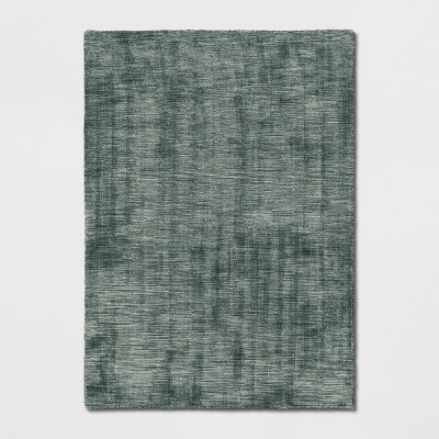 6'6"x10' Overdyed Area Rug Turquoise - Threshold™ : Target