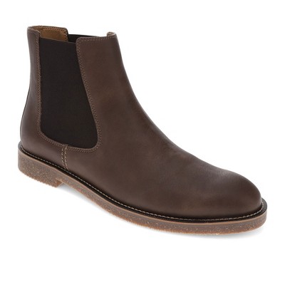Dockers Mens Ransom Rugged Chelsea Boot, Dark Brown, Size 13 : Target