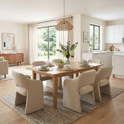 7-Piece Dining Set for Everyday Dining and Entertaining, Extendable ...