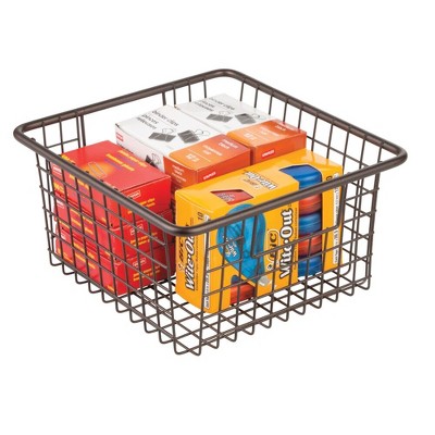 mDesign Metal Wire Home Office Storage Organizer Basket Bin : Target