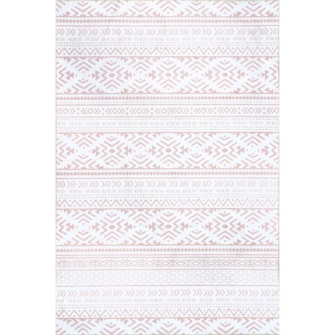 Nuloom Calia Machine Washable Aztec Bands Area Rug : Target