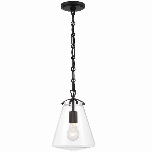 Crystorama Lighting Voss 1 - Light Pendant In Matte Black : Target
