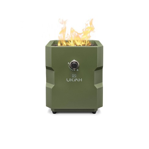 Tailgater X Portable Gas Fire Pit - Olive - Ukiah: No Assembly, Weather ...