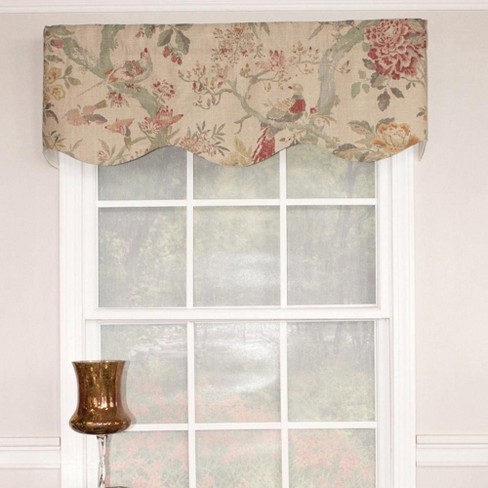 Ariel Provance Style 3" Rod Pocket Valance 50" X 17" Woodland By Rlf ...
