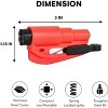‎boulder Tools Window Breaker Seatbelt Cutter - 3"x1.14" Inches - Red ...