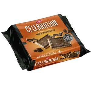 Celebration Butter Cookies, Dark Chocolate - Case of 12 - 8.46 oz : Target