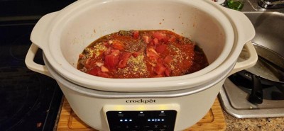 Crock-pot 6qt Programmable Slow Cooker With Sous Vide - Oat Milk Ivory ...