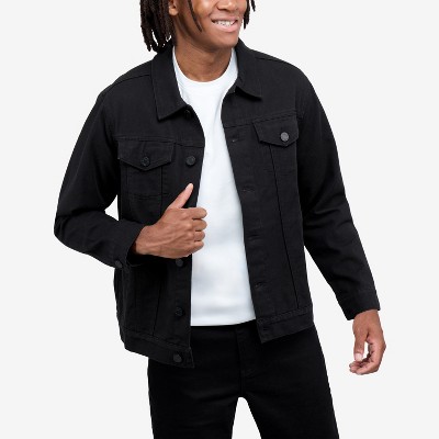 X RAY Men's Denim Jacket in JET BLACK Size Medium : Target