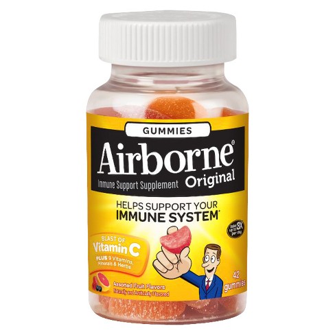 Airborne Original Immune Support Gummies - Assorted Fruit Flavors ...
