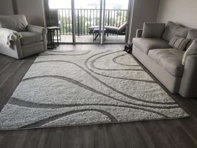 Nuloom Carolyn Modern Shag Area Rug, 3' 3" X 5', Beige : Target