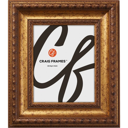 Craig Frames Arquadia 14x20 Inch Aged Gold Picture Frame : Target