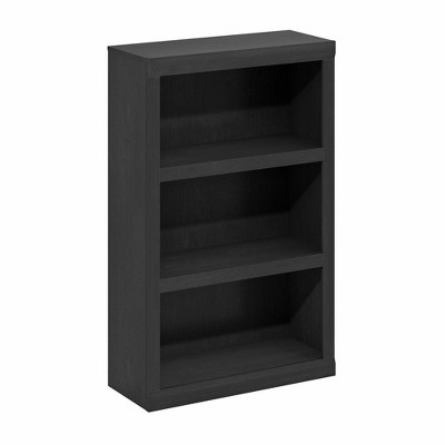 Rail 3-tier Open Shelf Bookcase, Blackwood : Target