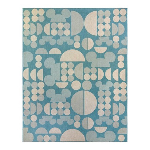Mickey Mouse 5' X 7' Spheres Outdoor Rug Oasis: Uv & Mildew-resistant ...