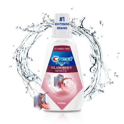 Crest 3d White Diamond Strong Wintermint Mouthwash - 1l : Target