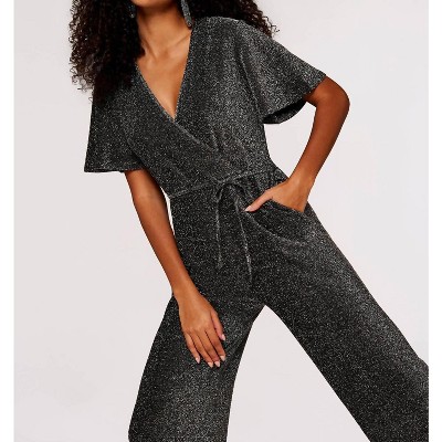 Women's Lurex Jumpsuit - APRICOT : Target