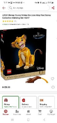 Lego Disney Young Simba The Lion King Fan Disney Collection Building ...