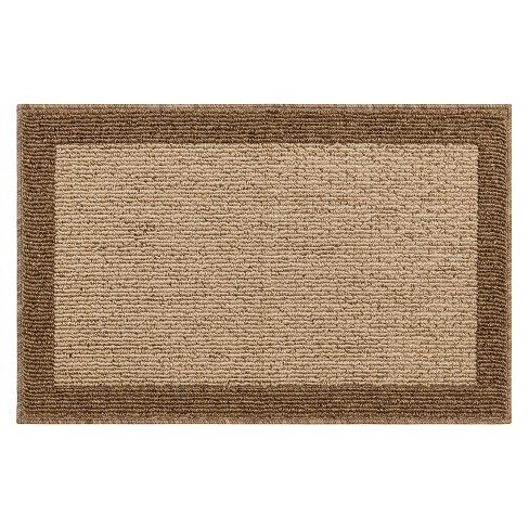 1'8"x2'6" Washable Madison Border Accent Rug Tan - Threshold™ : Target