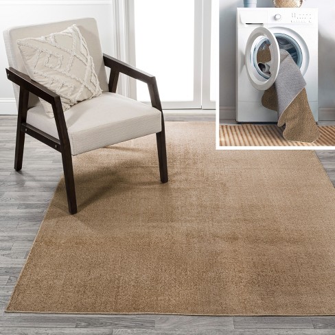 Jonathan Y Twyla Classic Solid Low-pile Machine-washable Area Rug : Target
