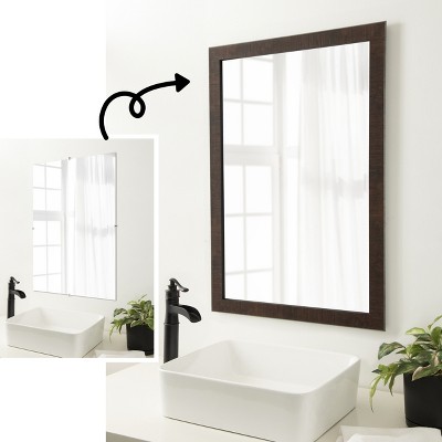 Amanti Art Mirror Makeover Bathroom Mirror Frame Border Kit To Add A ...