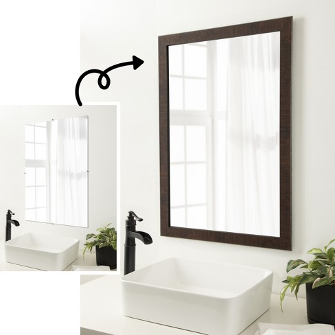 Amanti Art Mirror Makeover Bathroom Mirror Frame Border Kit To Add A ...
