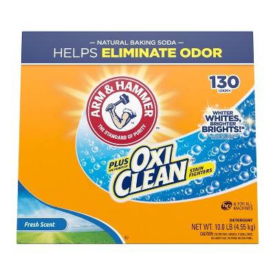 Arm & Hammer Plus OxiClean Powder Laundry Detergent - Fresh Scent ...