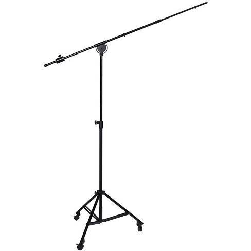 Lyxpro Foldable Tripod Studio Mic Stand With Telescoping Boom & Wheels ...