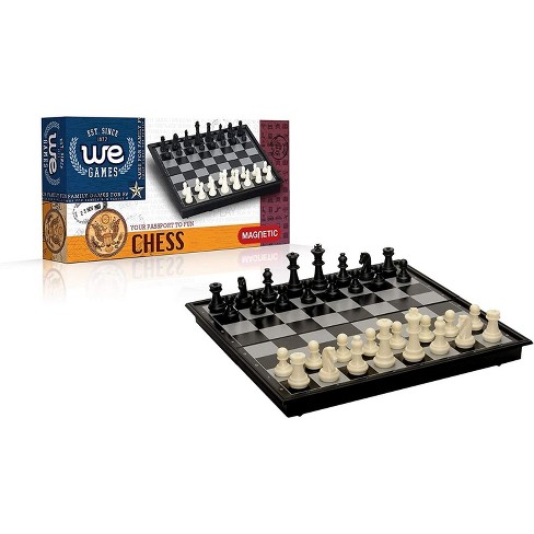WE Games Foldable Travel Magnetic Checkers Set : Target