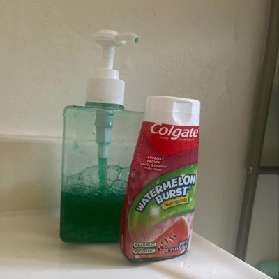 Colgate 2-in-1 Kids' Toothpaste And Anticavity Mouthwash - Watermelon ...